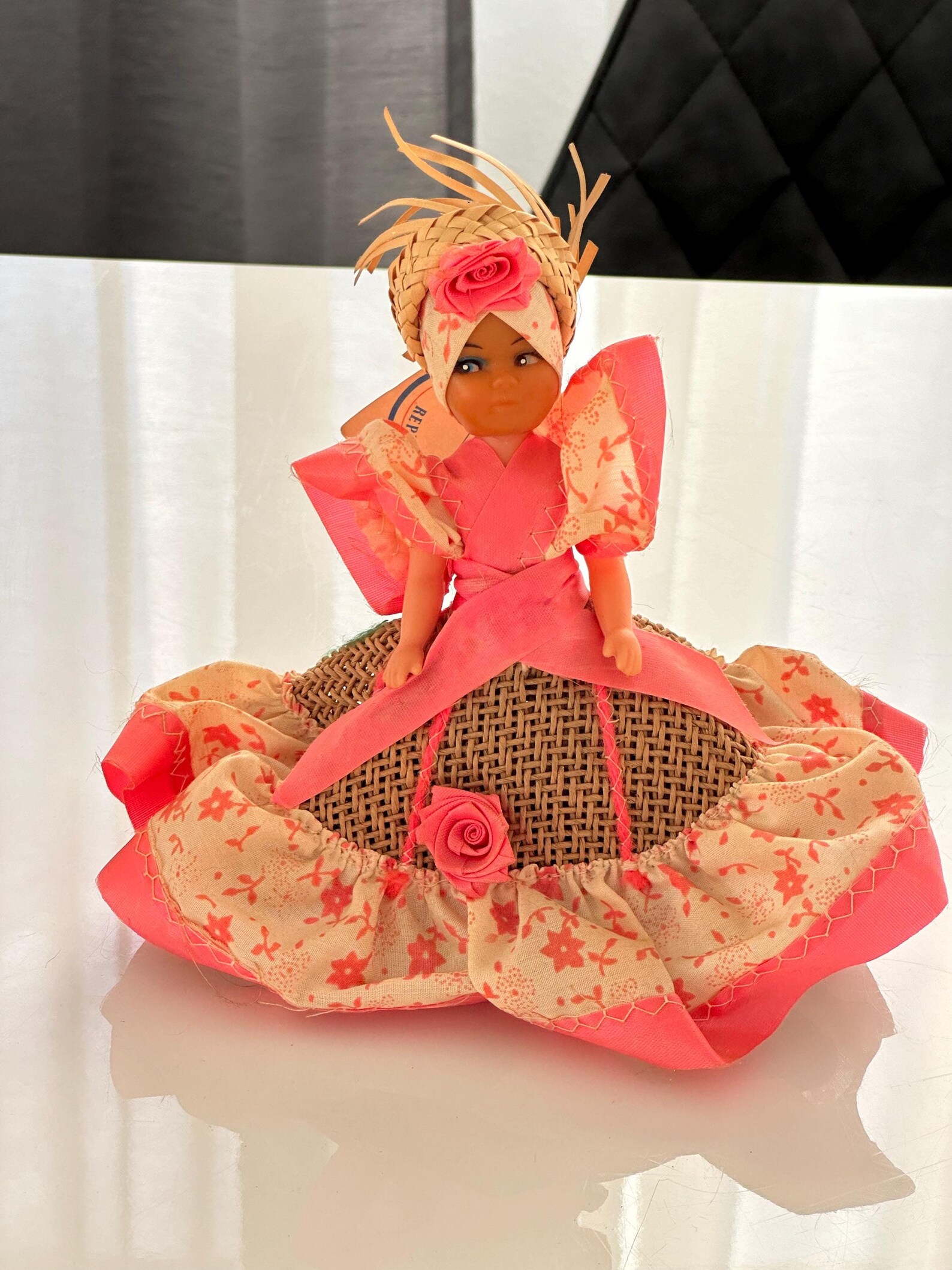 Vintage Dominican Republic Souvenir Doll, Handcrafted Collectible ...