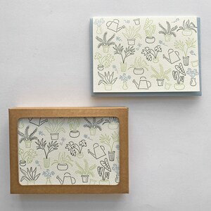 Green Thumb Boxed Note Cards | Etsy