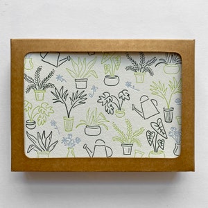 Green Thumb Boxed Note Cards | Etsy