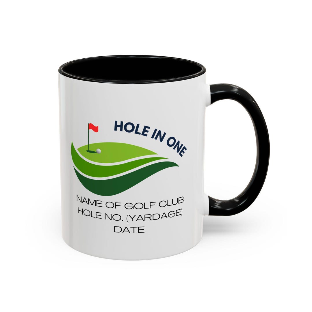 Personalised Hole in One Golf Mug: Custom Ceramic Golf Keepsake - Etsy