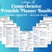 Comprehensive Printable Planner Bundle – Organize Your Life in Style - Etsy