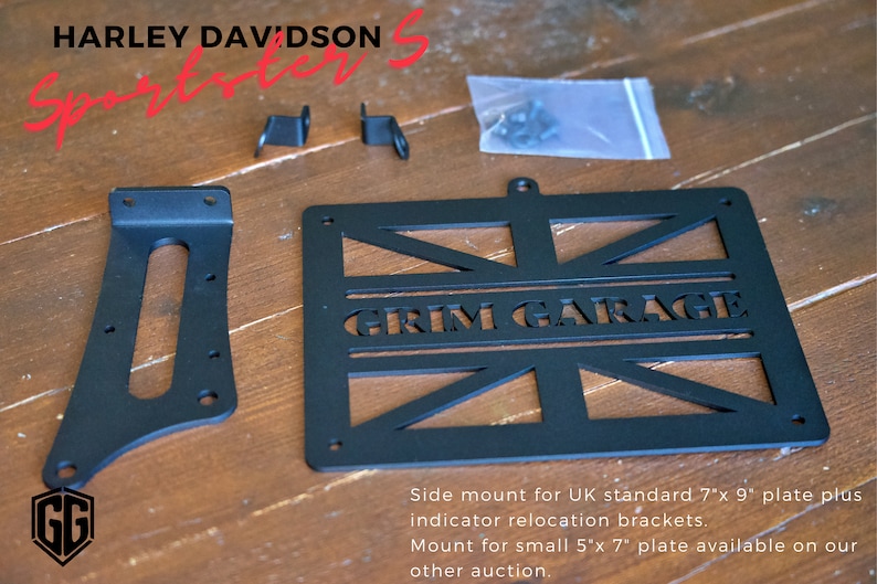 Harley Davidson Sportster S (RH1250) Side Mount & Turn Signal ...