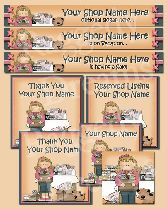 Shop Profile Photo Etsy Banner Design Etsy Shop Banner Premade Etsy ...