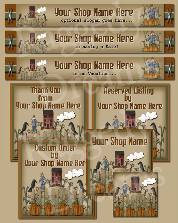 Shop Profile Photo Etsy Banner Design Etsy Shop Banner Premade Etsy ...
