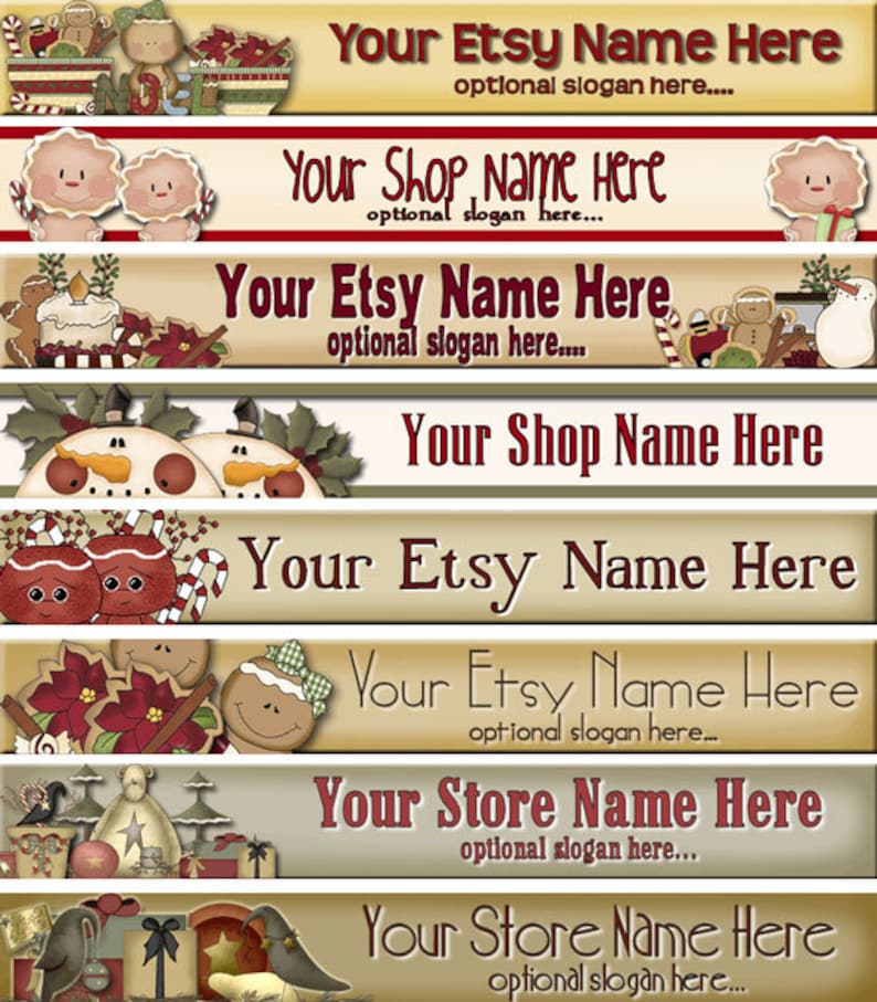 Shop Profile Photo Etsy Banner Design Etsy Shop Banner Premade Etsy ...