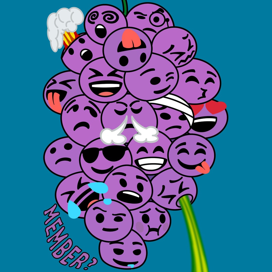 Member Emoji Sublimation Printed T-shirt - Etsy