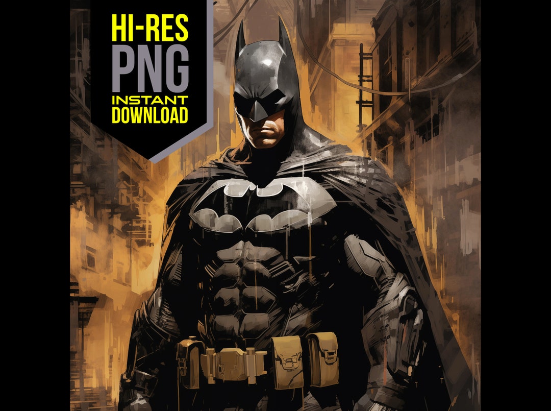 Batman Instant Download Batman Art Digital Download High Resolution ...