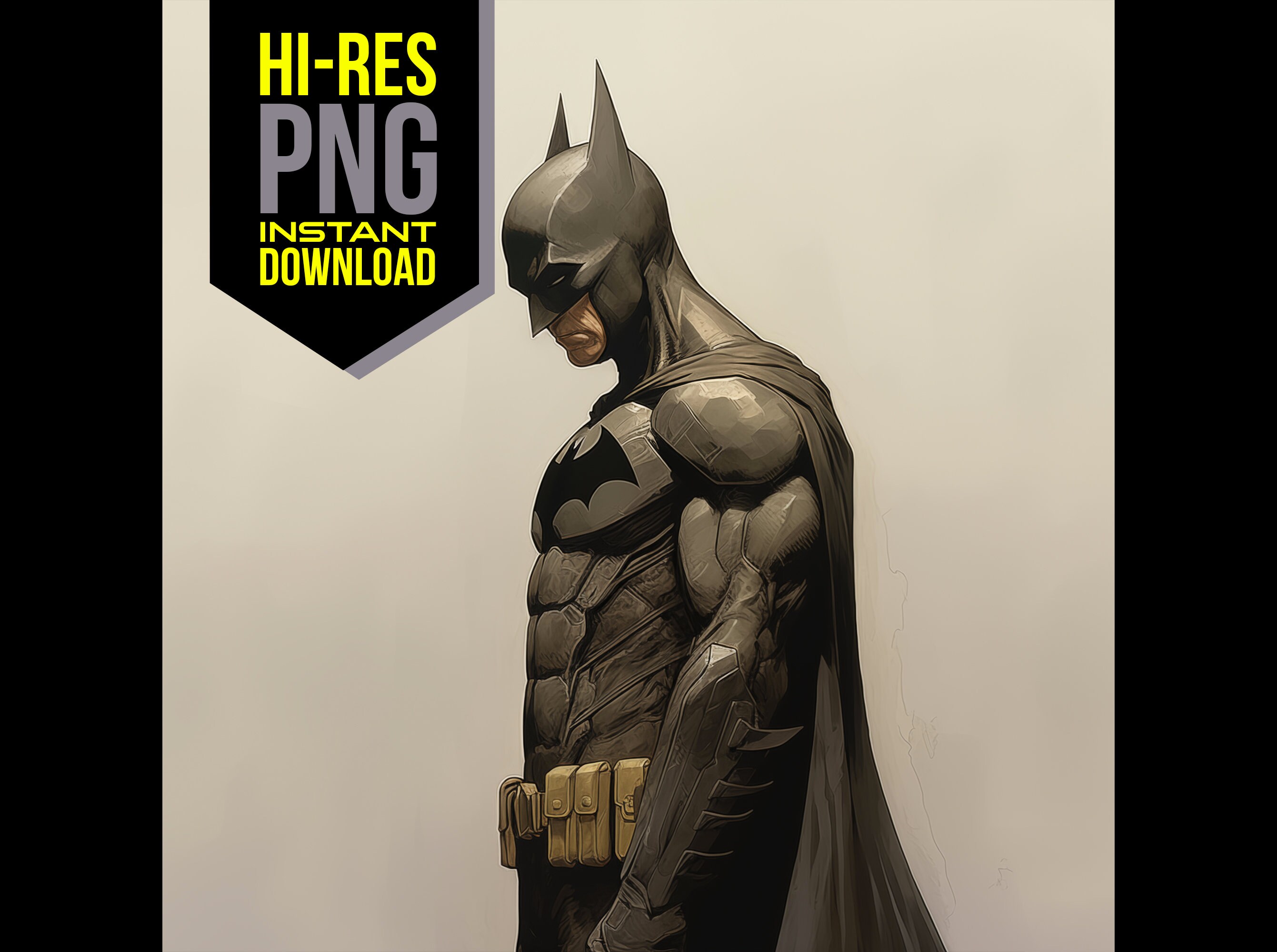 Batman Instant Download Batman Art Digital Download High Resolution ...