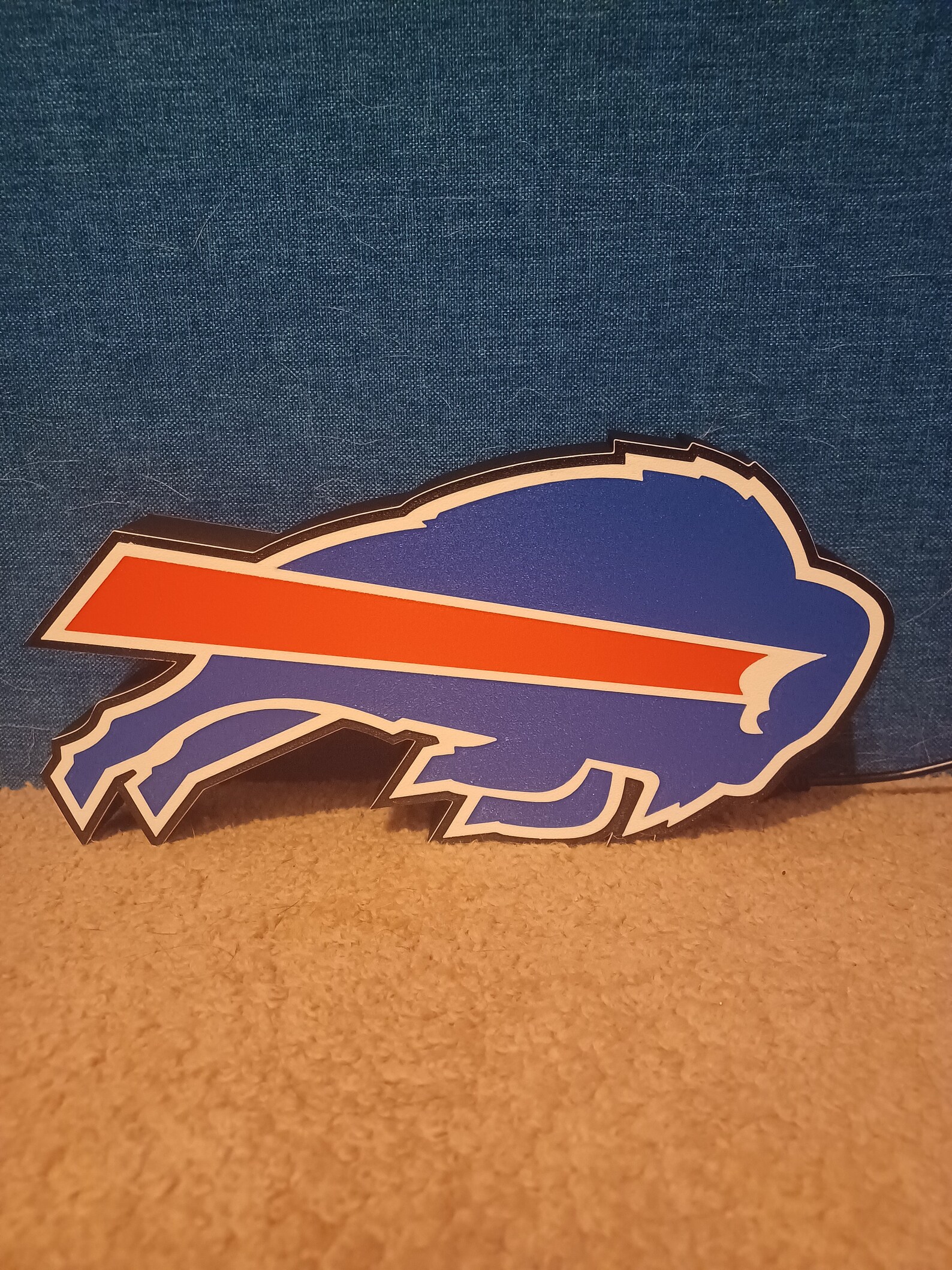 Buffalo Bills LED Lightbox Fan Art - Unique Sports Decor Sign - Etsy