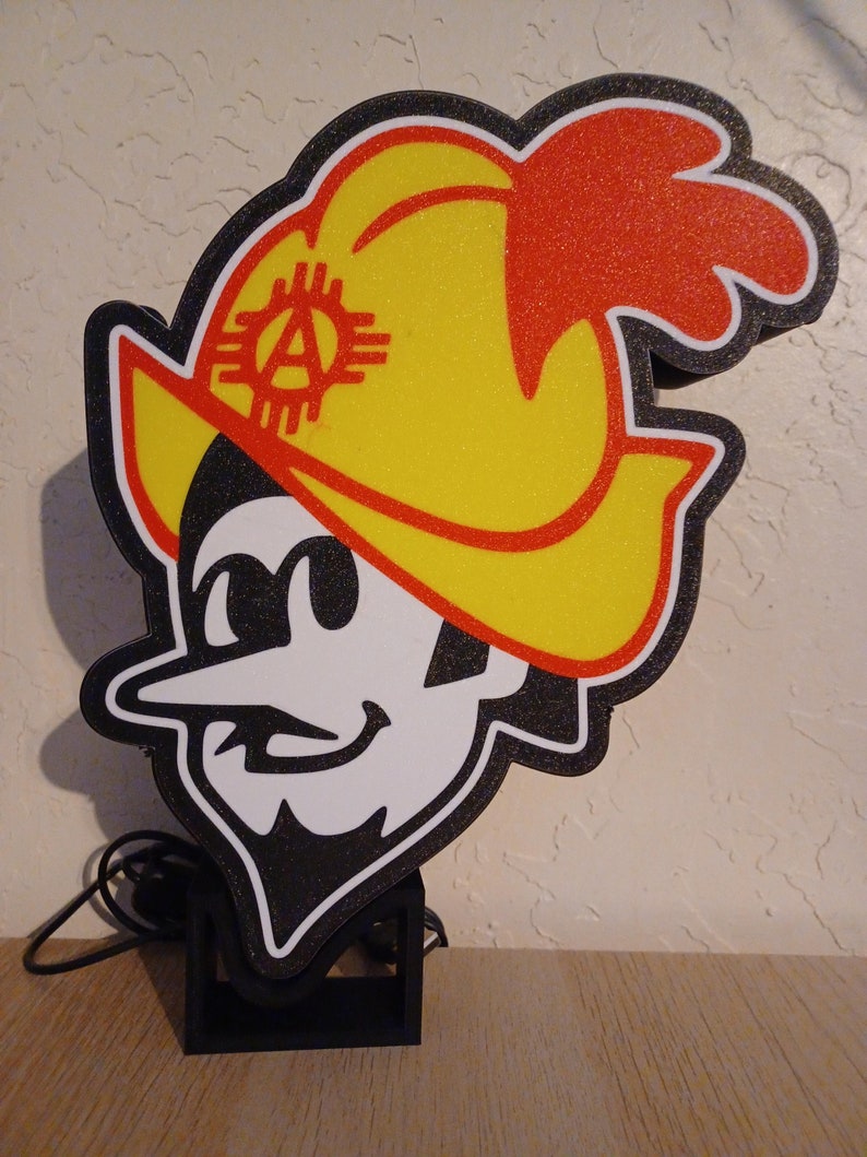 Albuquerque Dukes LED Lightbox Sign Unique Sports Decor - Etsy