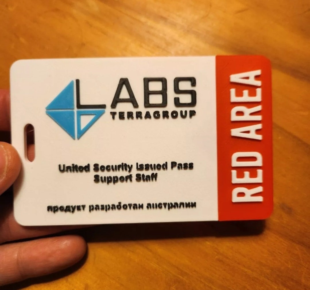 Replica Escape From Tarkov Labs Key Card - Authentic Textured Detail - Etsy