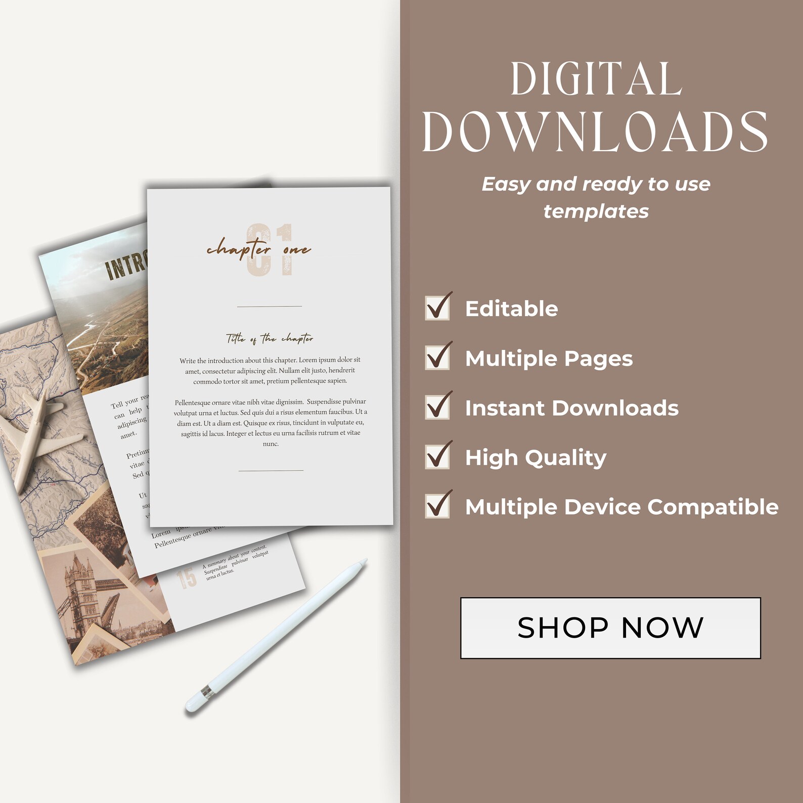 Travel Ebook Templates for Canva, Blogger Templates, Ebook Templates ...