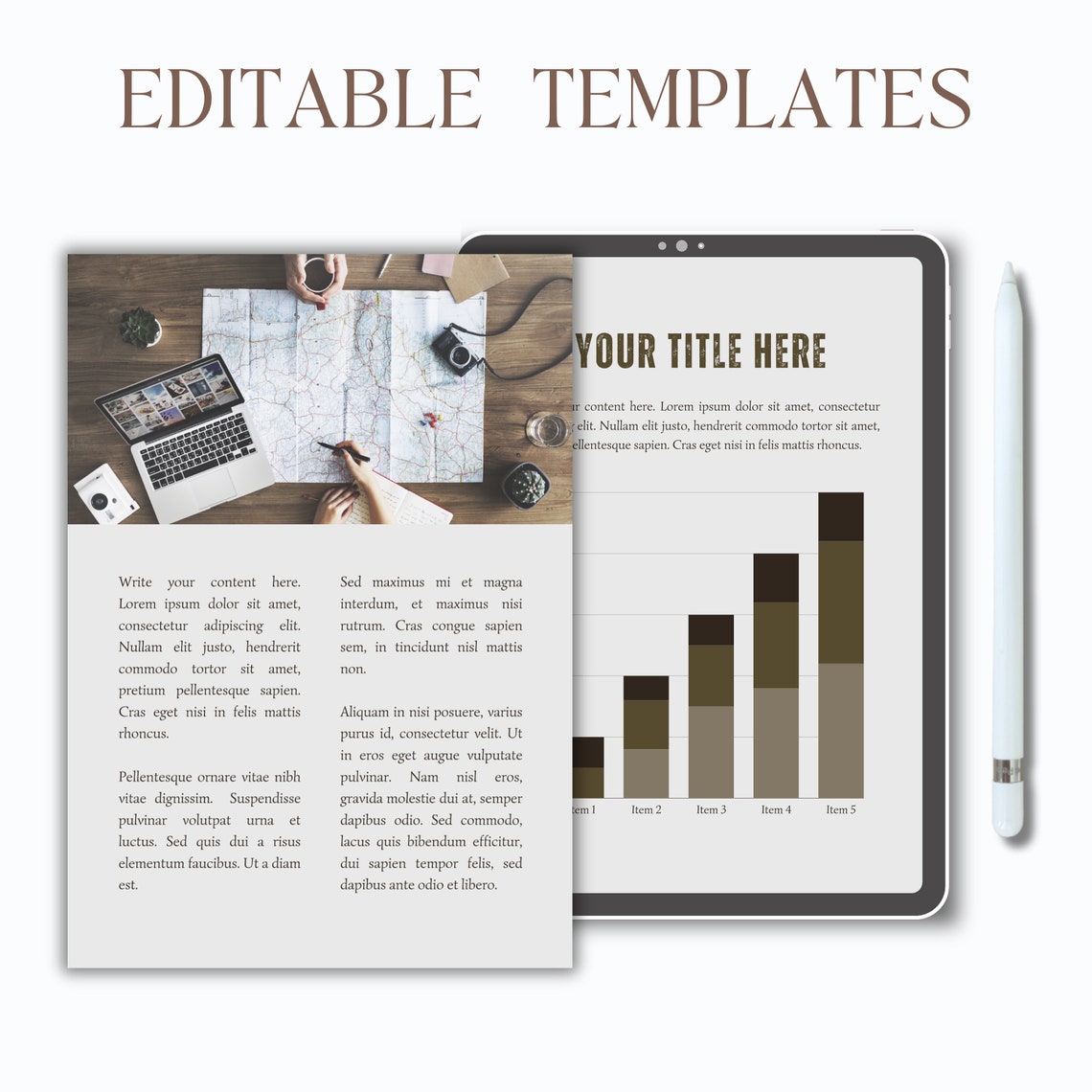 Travel Ebook Templates for Canva, Blogger Templates, Ebook Templates ...