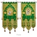 Embroidered Banner of Jesus and the Mother of God. Gonfalon Religious ...