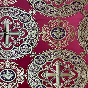 Metallic Liturgical Fabric, Orthodox Vestments,|cherubic|, Priest ...