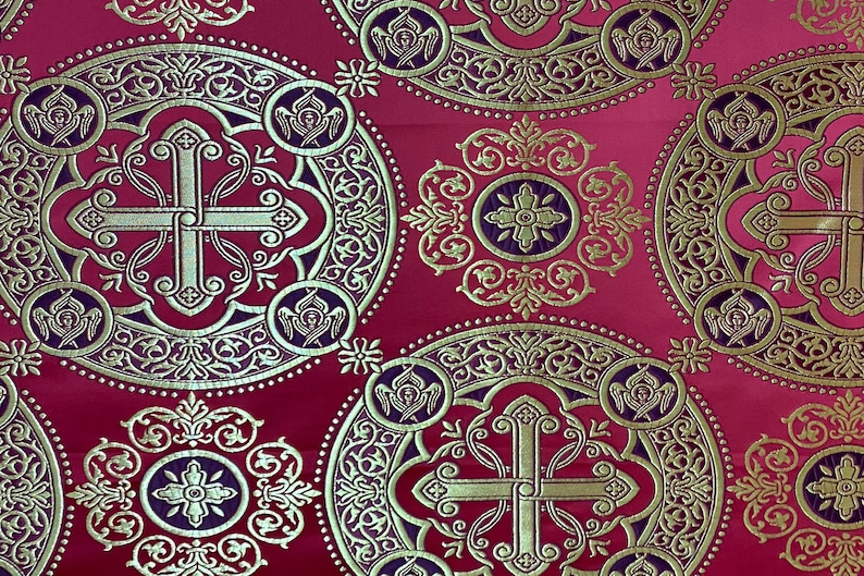 Metallic Liturgical Fabric, Orthodox Vestments,|cherubic|, Priest ...