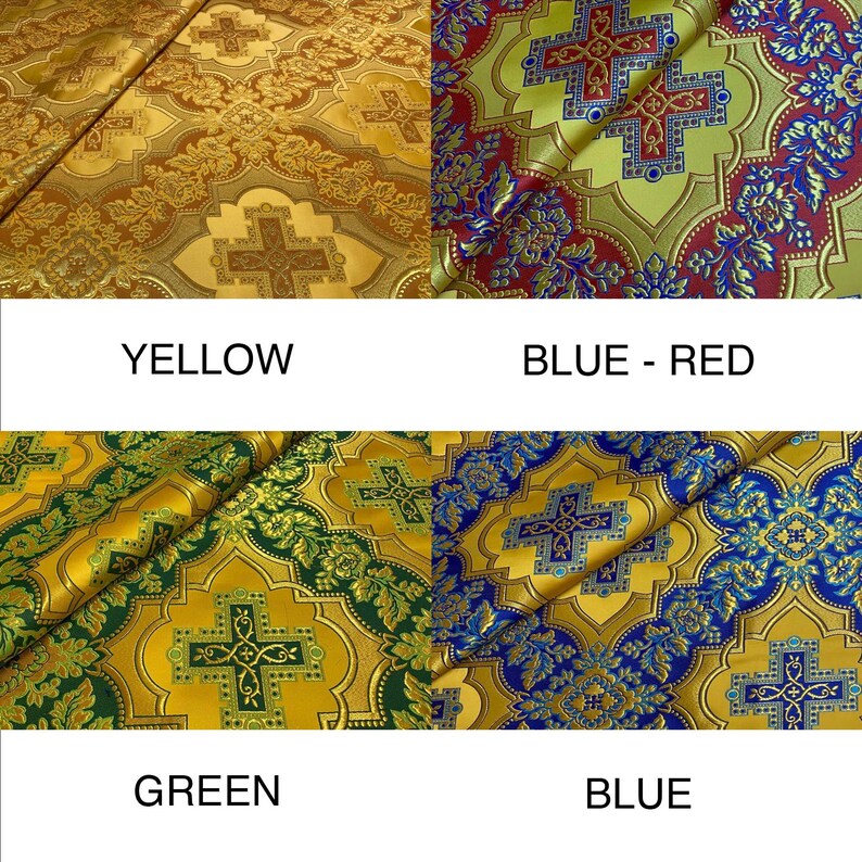 Red Priest's Vestments Set. Premium Metallic Brocade. .liturgical ...