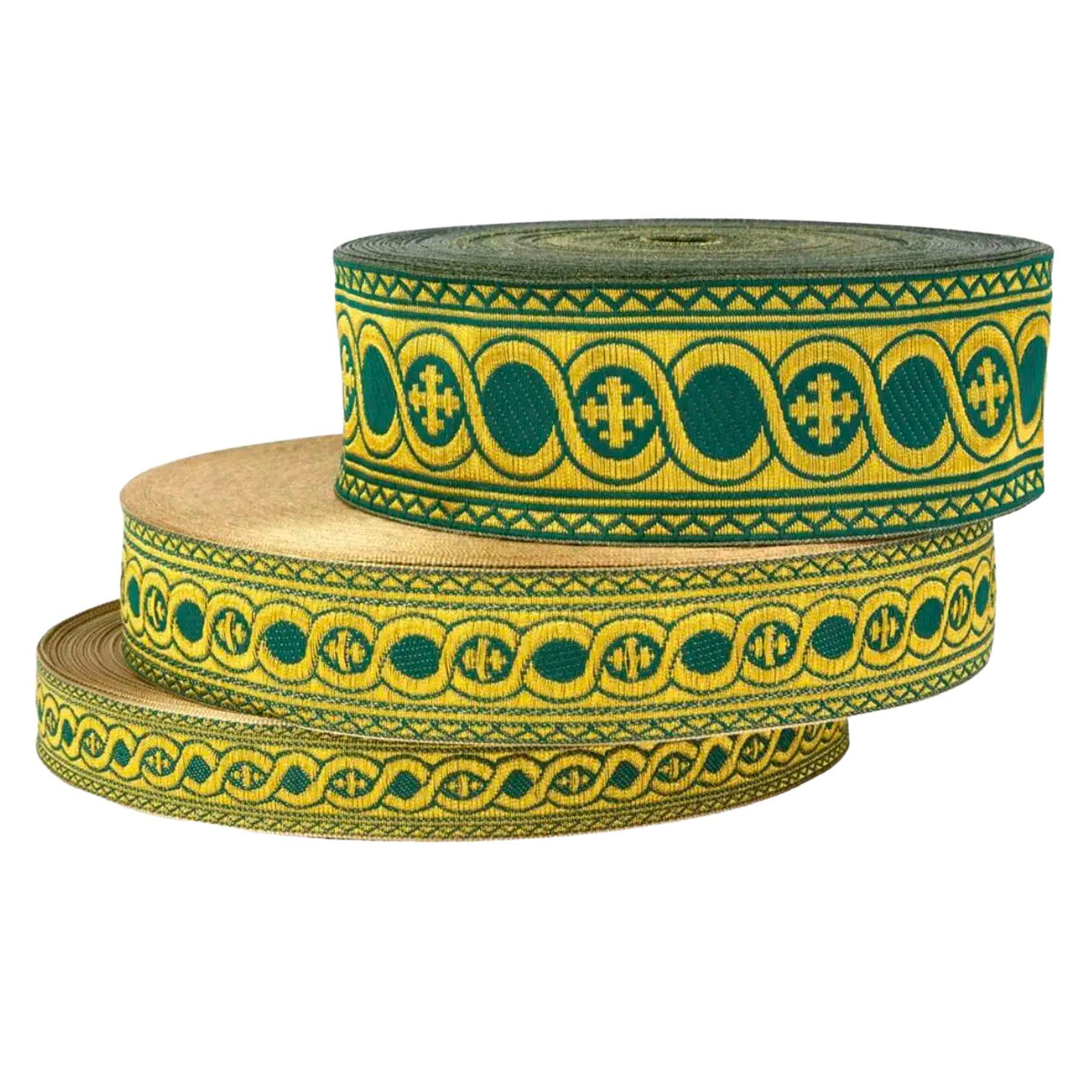 Gallon, Liturgical Trim |FLOROVSKY|, Gold Metallic Ribbon, Vestment ...