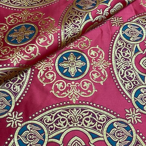 Metallic Liturgical Fabric, Orthodox Vestments,|cherubic|, Priest ...
