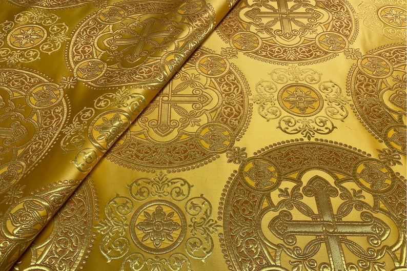Metallic Liturgical Fabric, Orthodox Vestments,|cherubic|, Priest ...