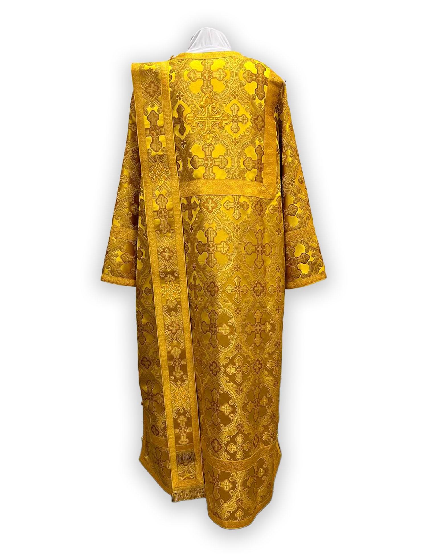 Gold Deacon's/protodeacon's Vestments. Deacon's Sticharion. Orthodox ...