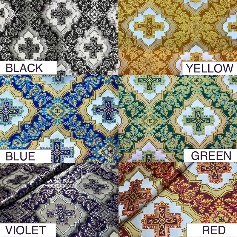 Red Priest's Vestments Set. Premium Metallic Brocade. .liturgical ...