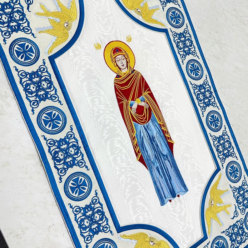 Fully-embroidered Epitaphios Cover,orthodox Shroud Mother of God. Relic ...