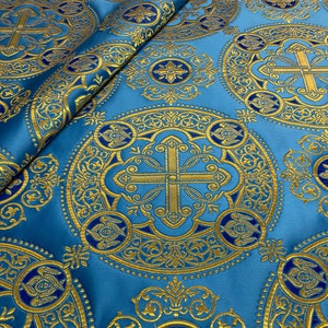 Metallic Liturgical Fabric, Orthodox Vestments,|cherubic|, Priest ...