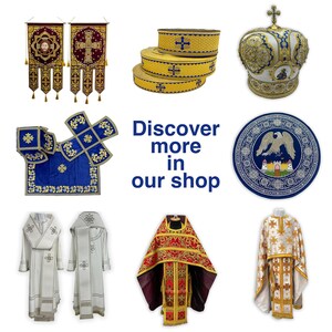 Embroidered Deacon's Vestments. Deacon's Sticharion. Orthodox Vestments ...