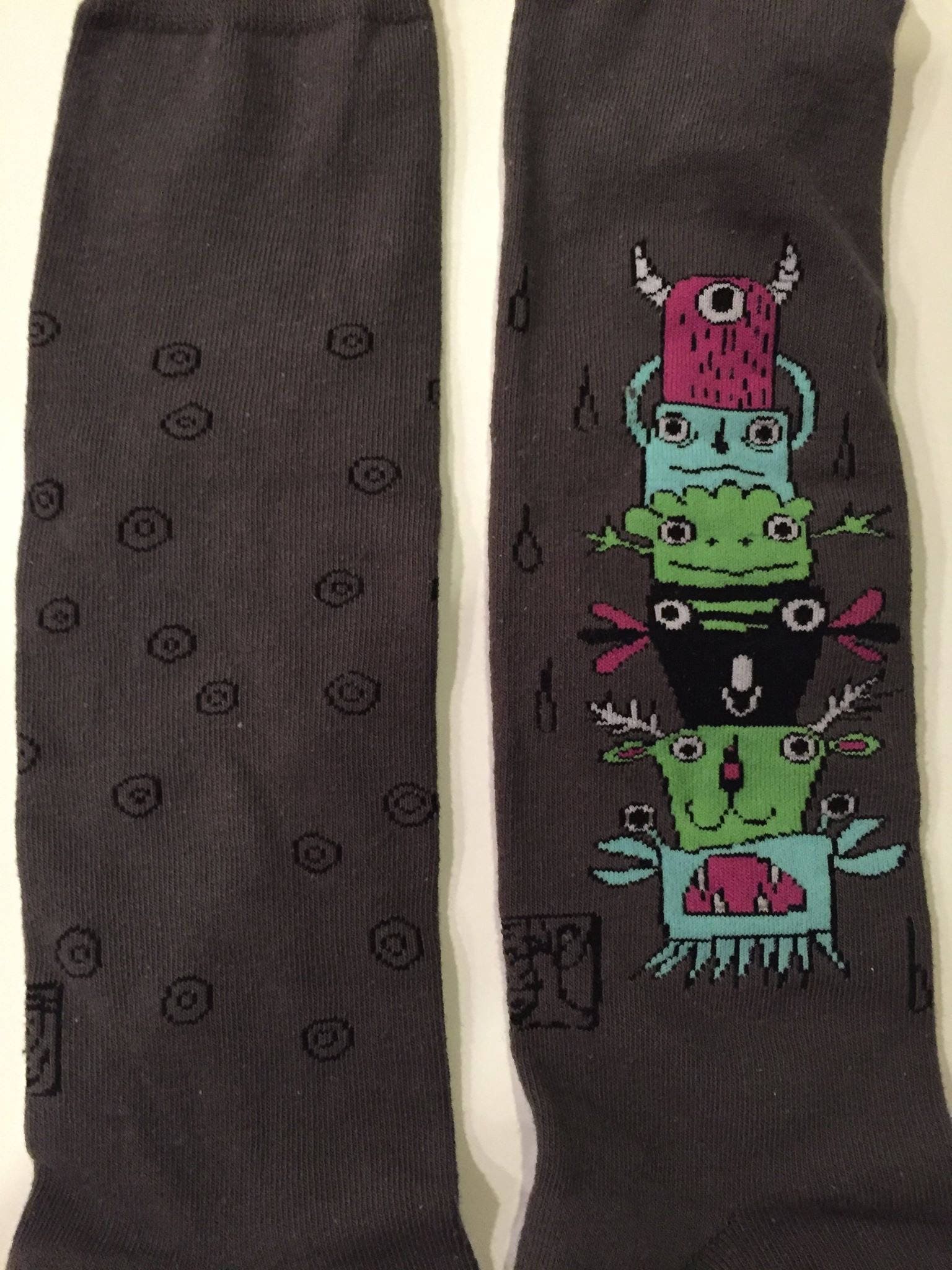 Cute Monster Socks! Novelty Socks, Fun Socks, Unique Socks, Custom ...