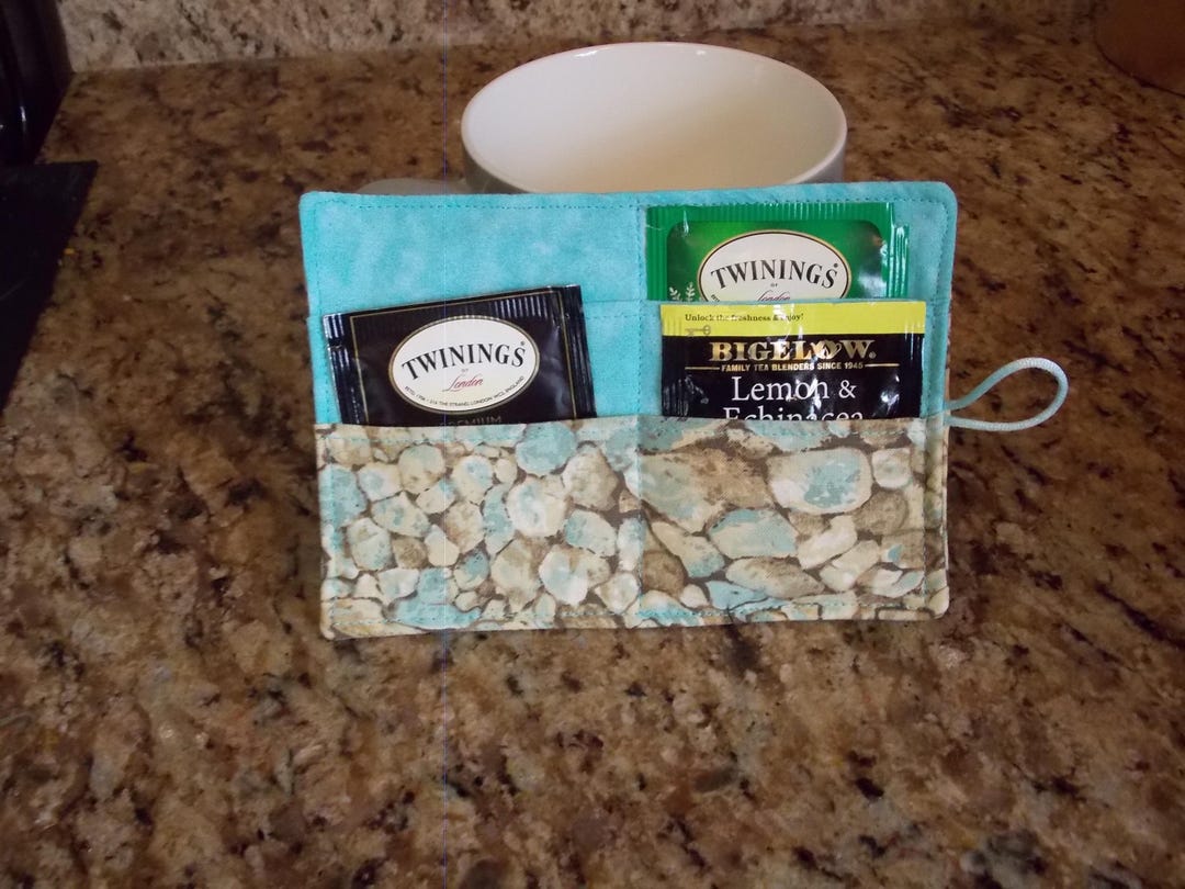 Tea Teabag Wallet Travel Case Holder Tea Bag Organizer Clutch Pouch ...