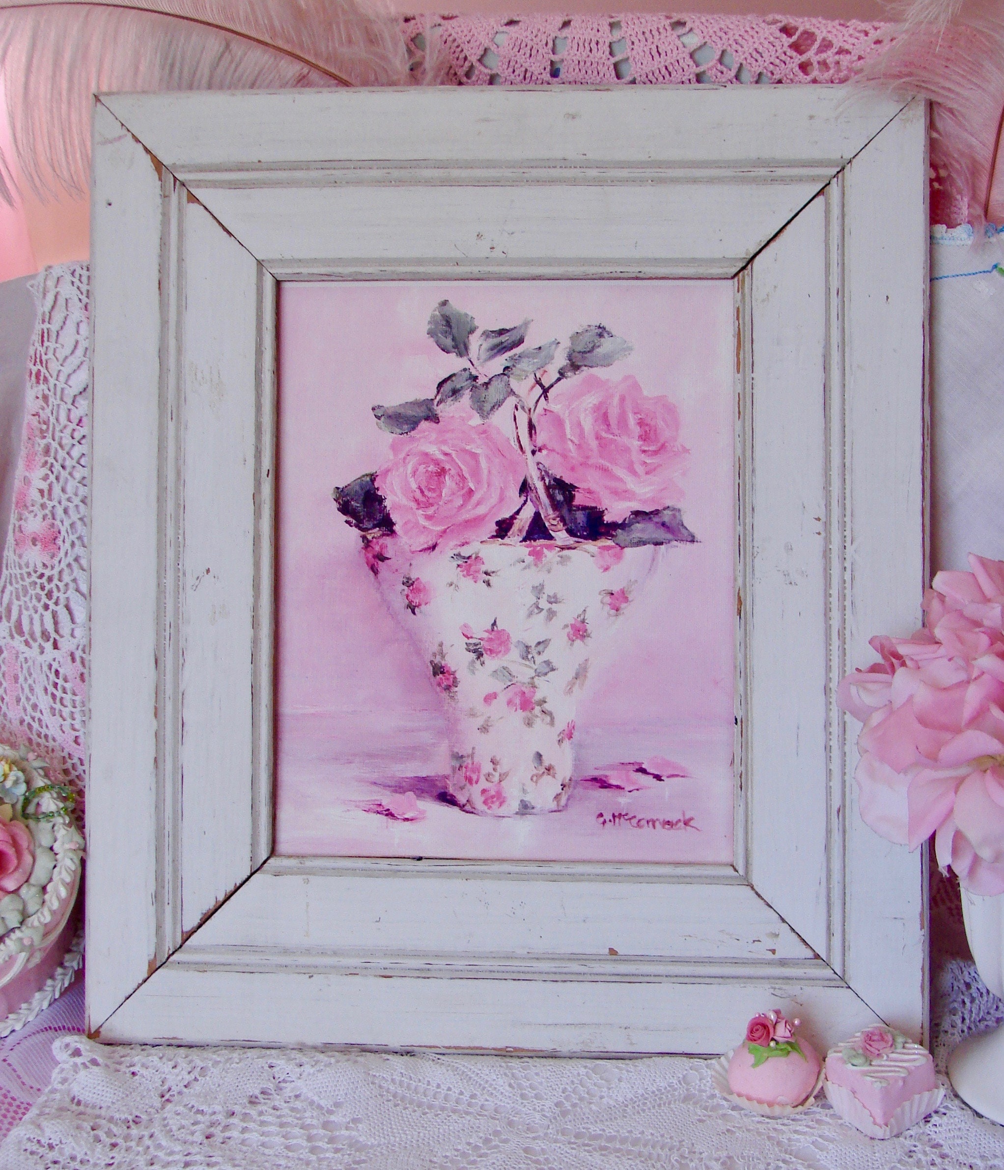 Gail McCormack Original Glicee Artwork on Wood Vintage Wood | Etsy