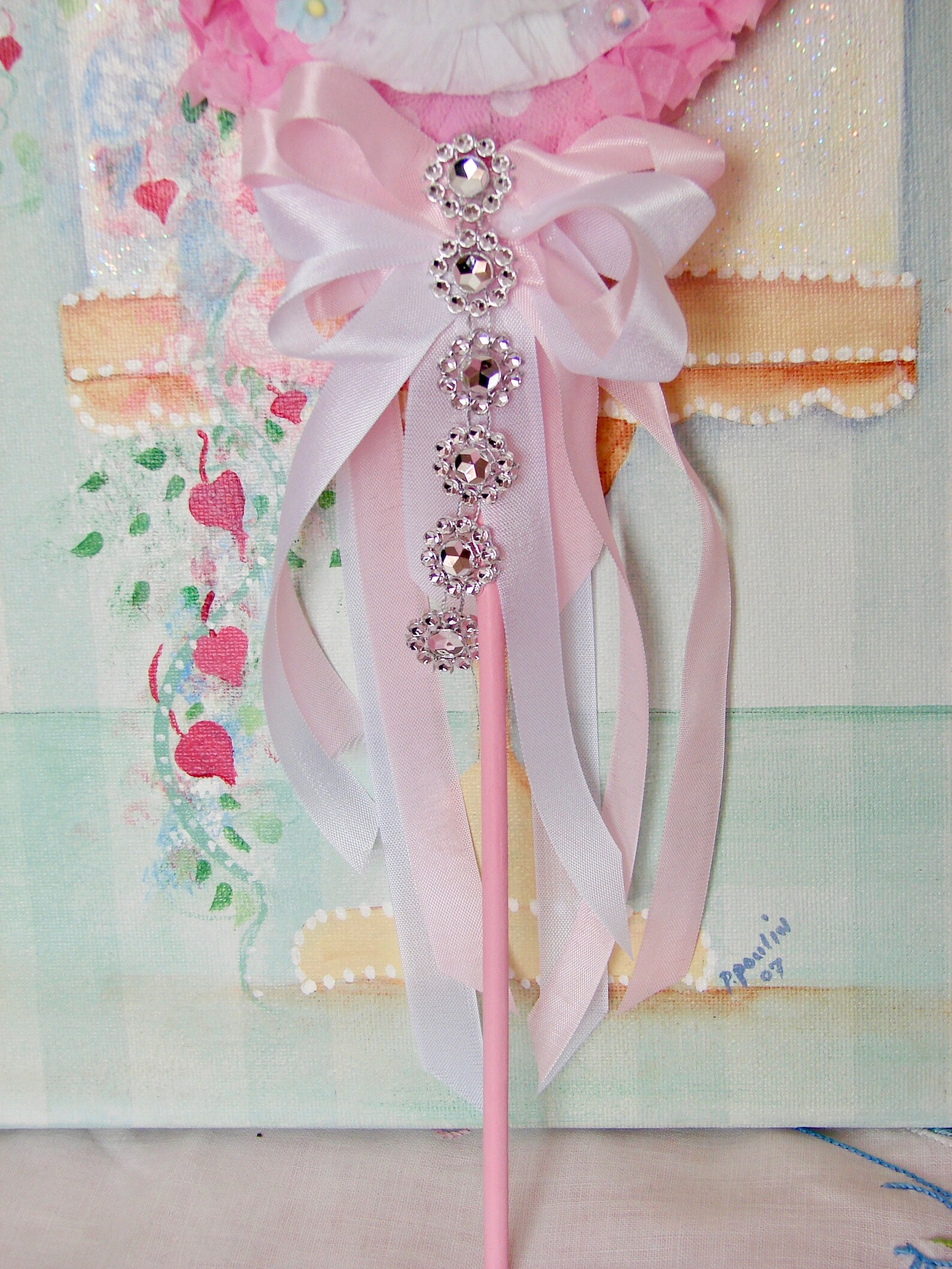 Pink Kitty Magic Wand Birthday Party Wand Little Girl Wand - Etsy