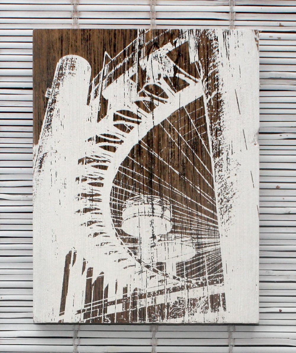 World's Fair Wall Hanging on Reclaimed Barn Wood - 8"x10" - Etsy