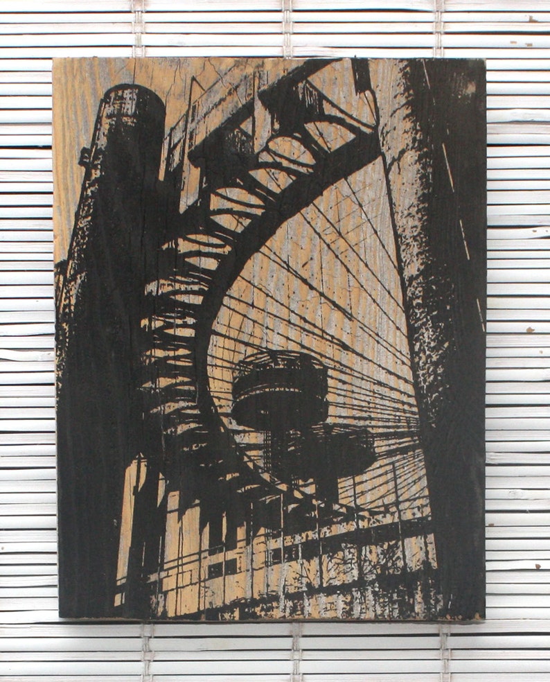 World's Fair Wall Hanging on Reclaimed Barn Wood - 8"x10" - Etsy