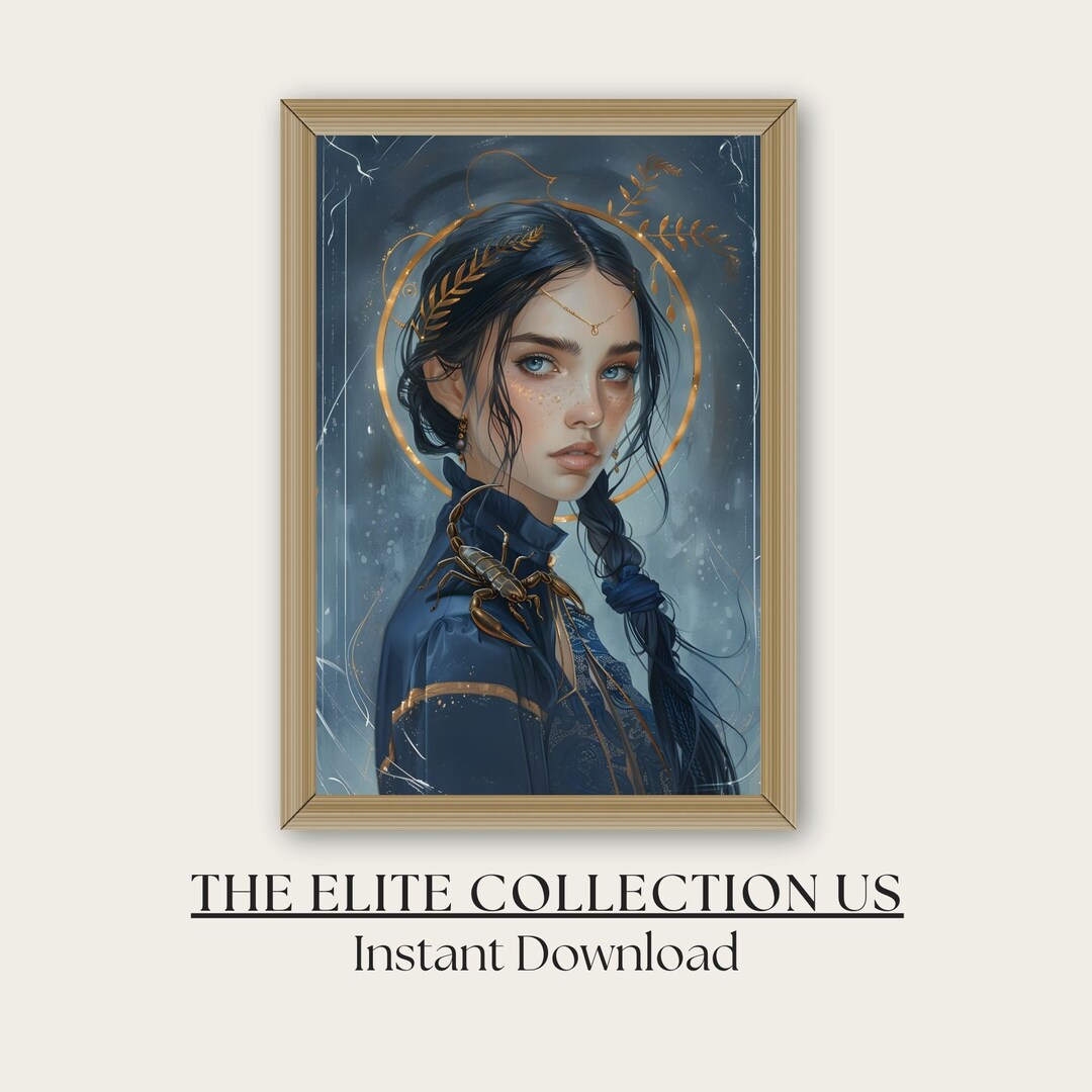 Zodiac Tarot Star Sign Wall Art | Zodiac Sign Art Prints | Astrological ...