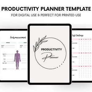 Productivity Planner Printable Ultimate Life Journal Binder Daily ...