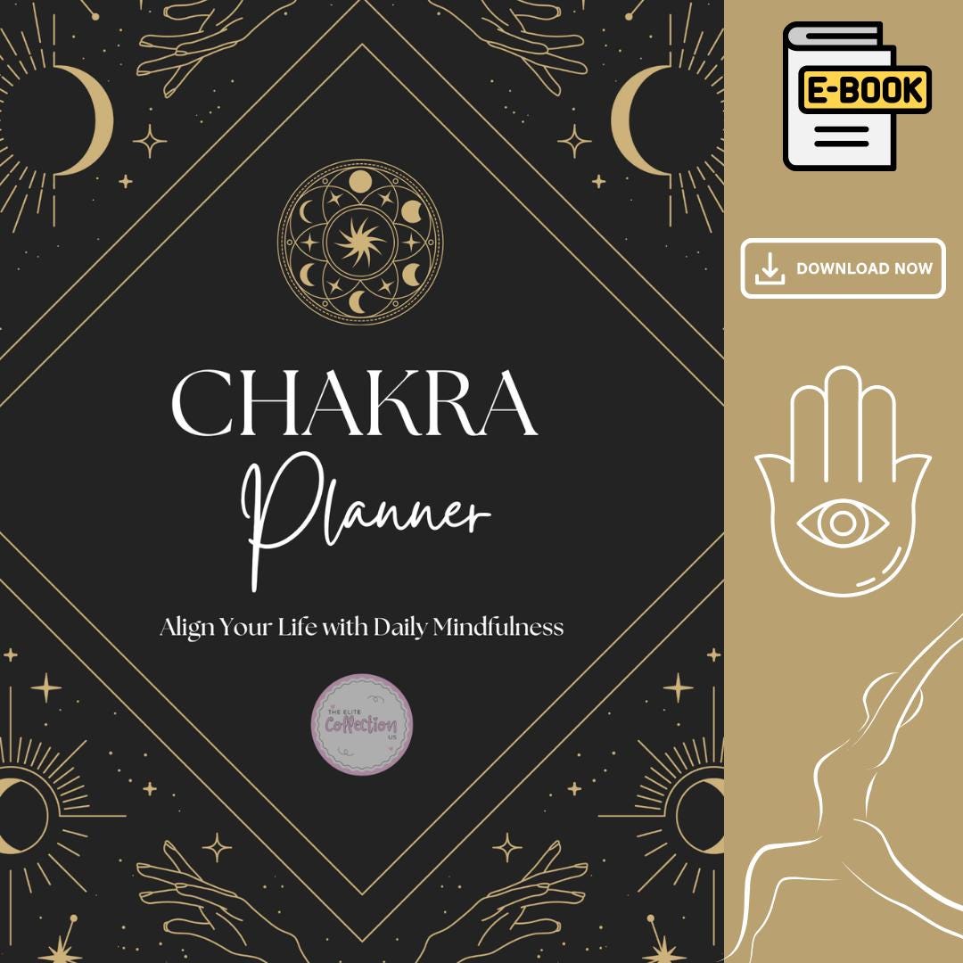 Chakra Planner - Align Your Life With Daily Mindfulness List - Etsy