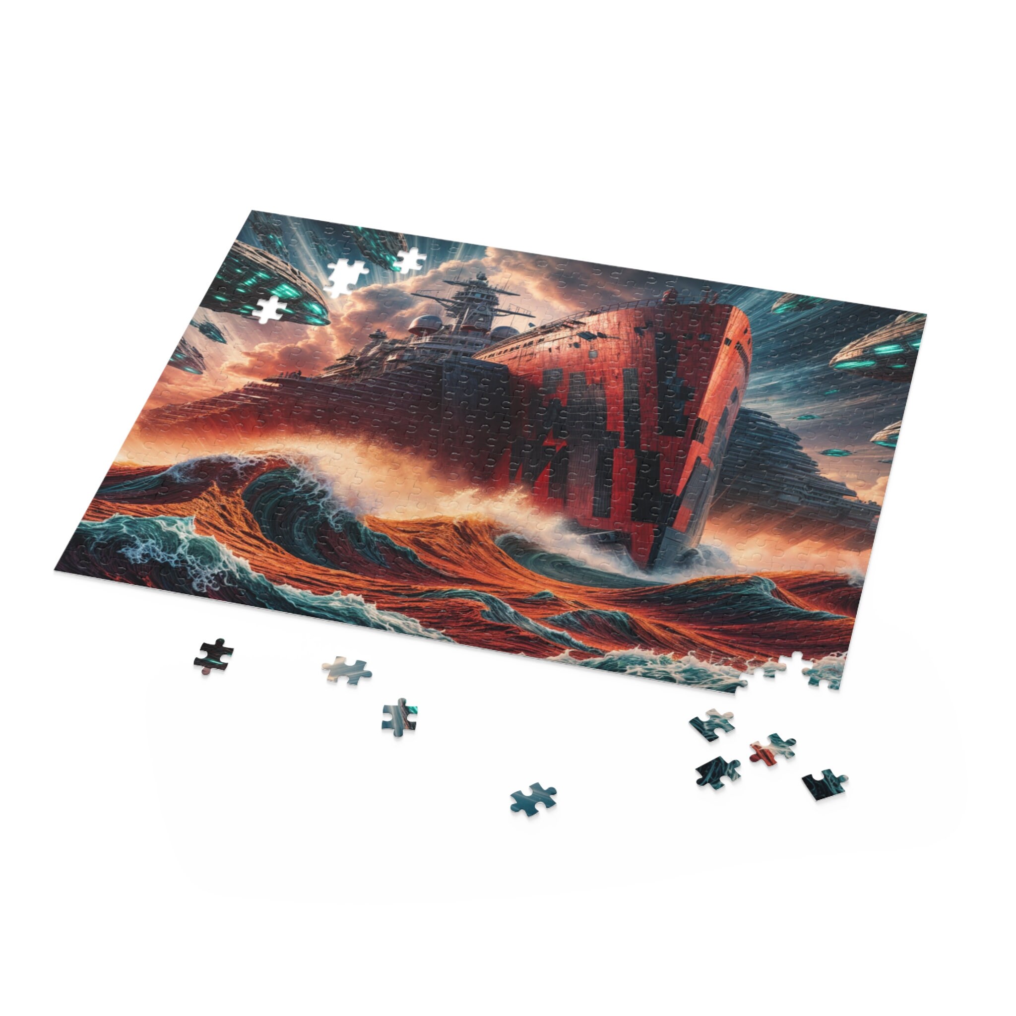 Warship Puzzle (120, 252, 500-piece)puzzle,puzzle for Adult,puzzle Gift ...