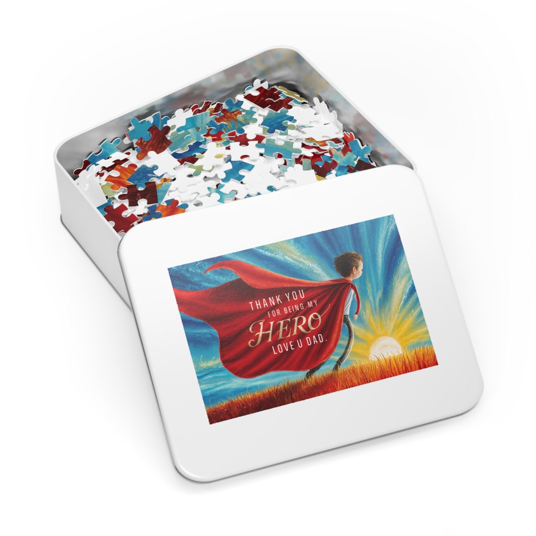 Father's Day Jigsaw Puzzle (30, 110, 252, 500,1000-piece) Puzzle for ...