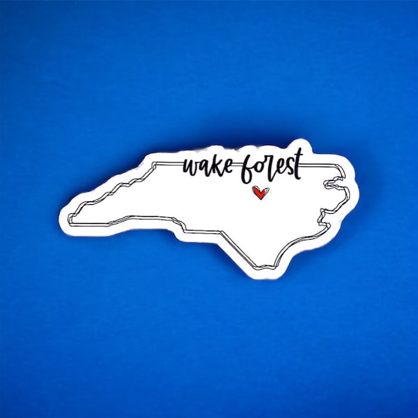 Wake Forest Sticker - Etsy