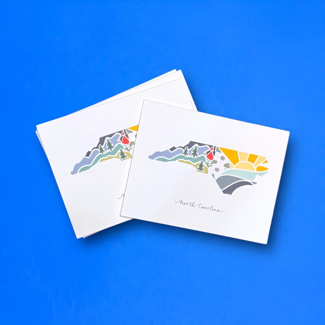 North Carolina Blank Card Set With Envelopes, North Carolina Realtor ...