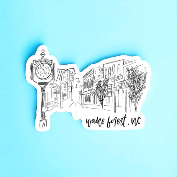 Wake Forest Sticker - Etsy
