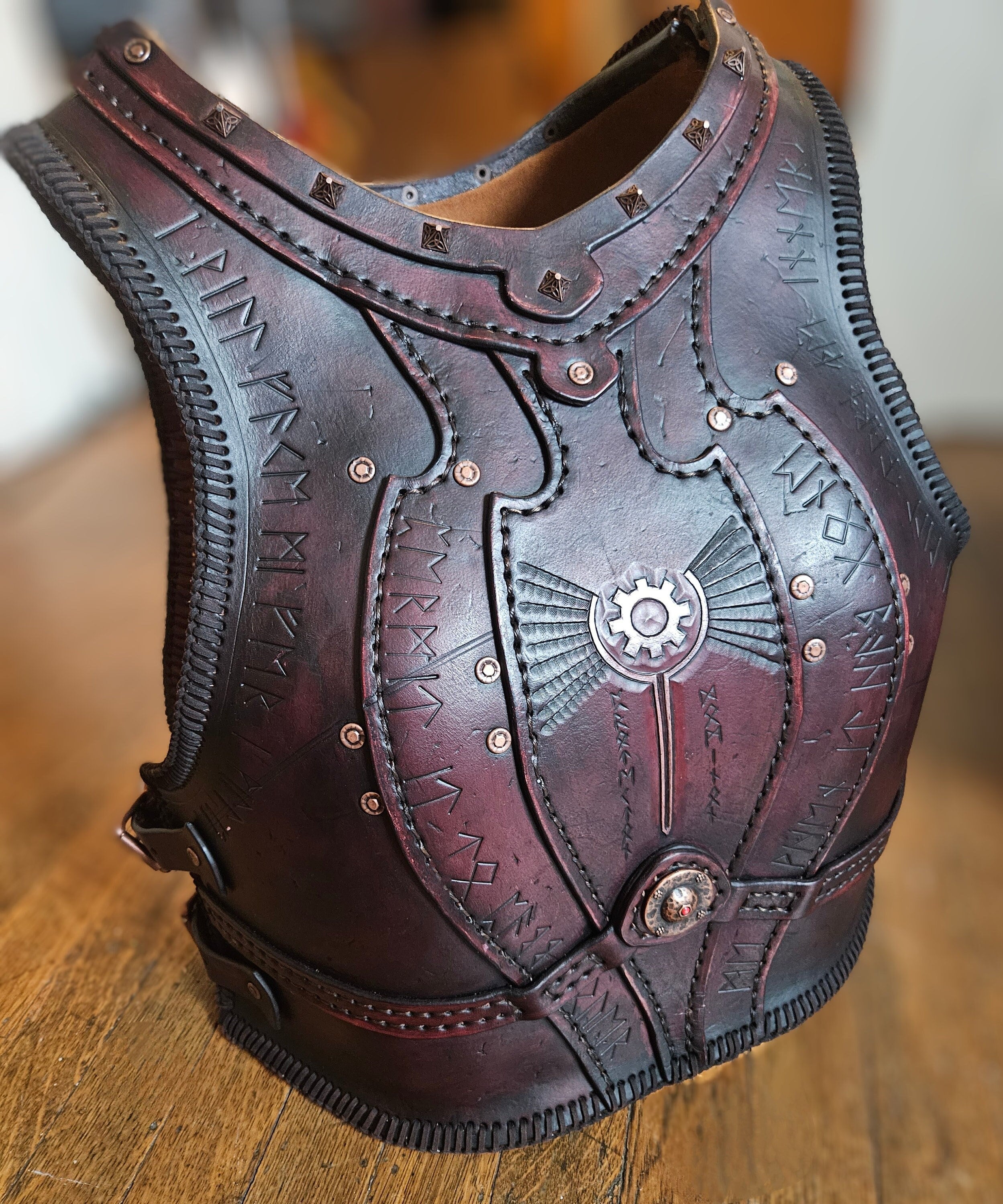 Leather Viking Breastplate, Womens - Etsy