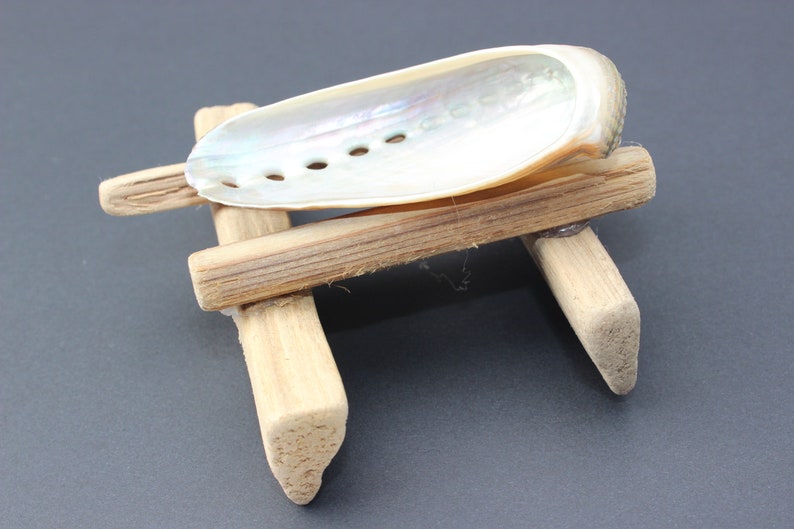 Hand-crafted Shaman Smudging Fan & Abalone Shell With Driftwood Stand ...