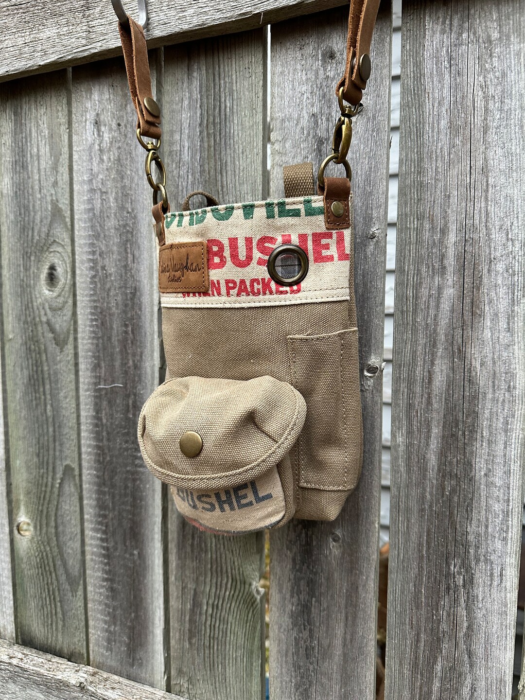 Vintage Seed Sacks Bushel Convertible Waist/bottle Holder W - Etsy