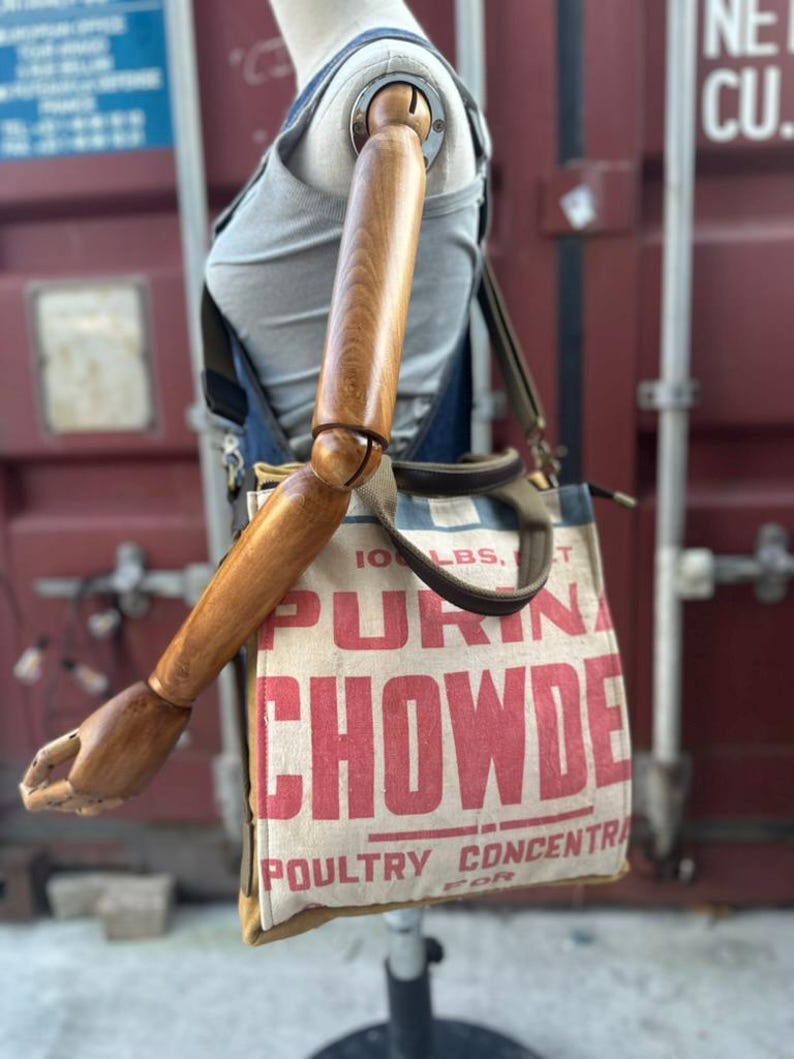 Purina Poultry Chicken Chowder Feed Sack - Americana Vintage Seed Sack ...