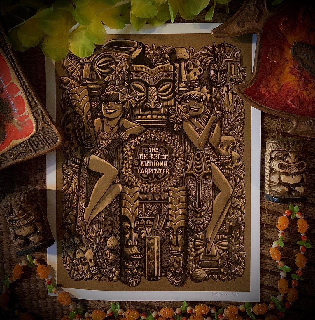 The Tiki Art of Anthony Carpenter - A Limited Edition Print by Anthony ...