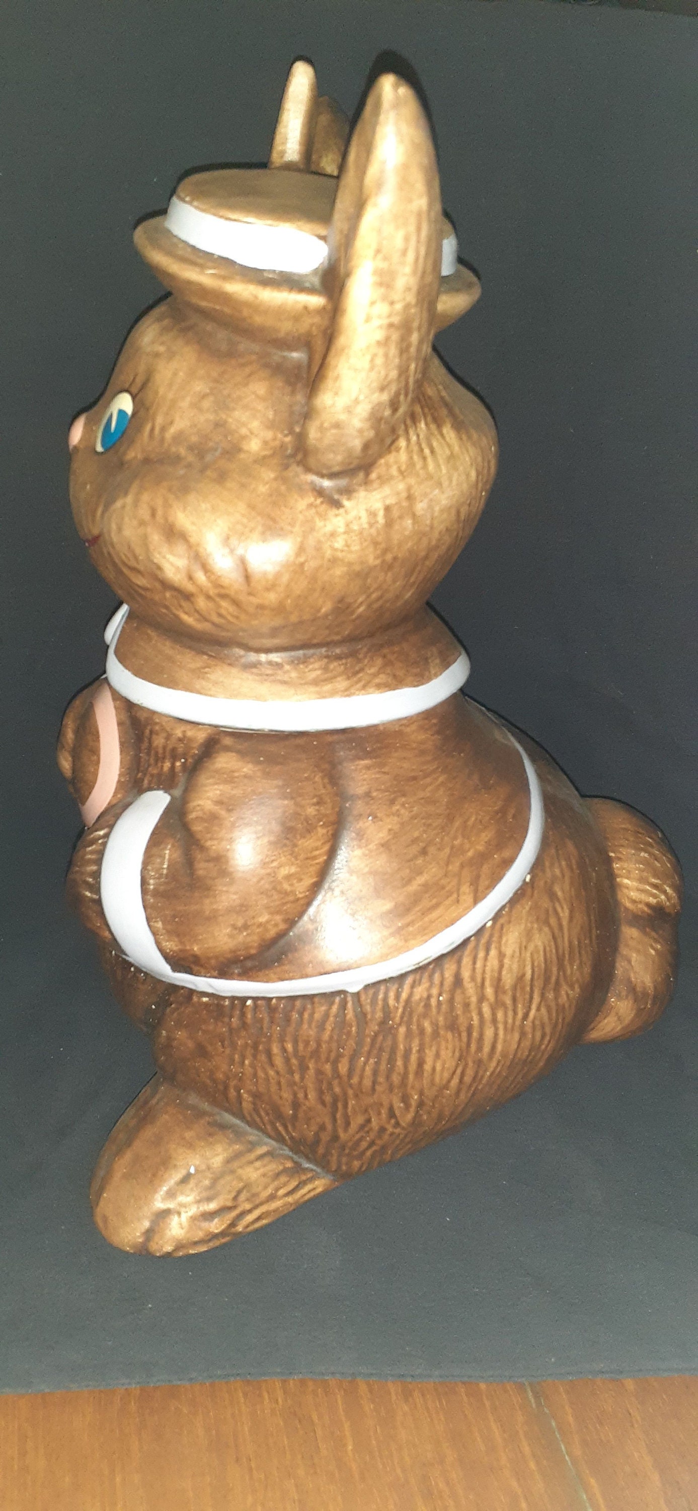 Vintage Bunny Cookie Jar - Etsy