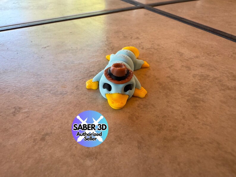 Cute Mini Perry the Platypus Articulated - Etsy